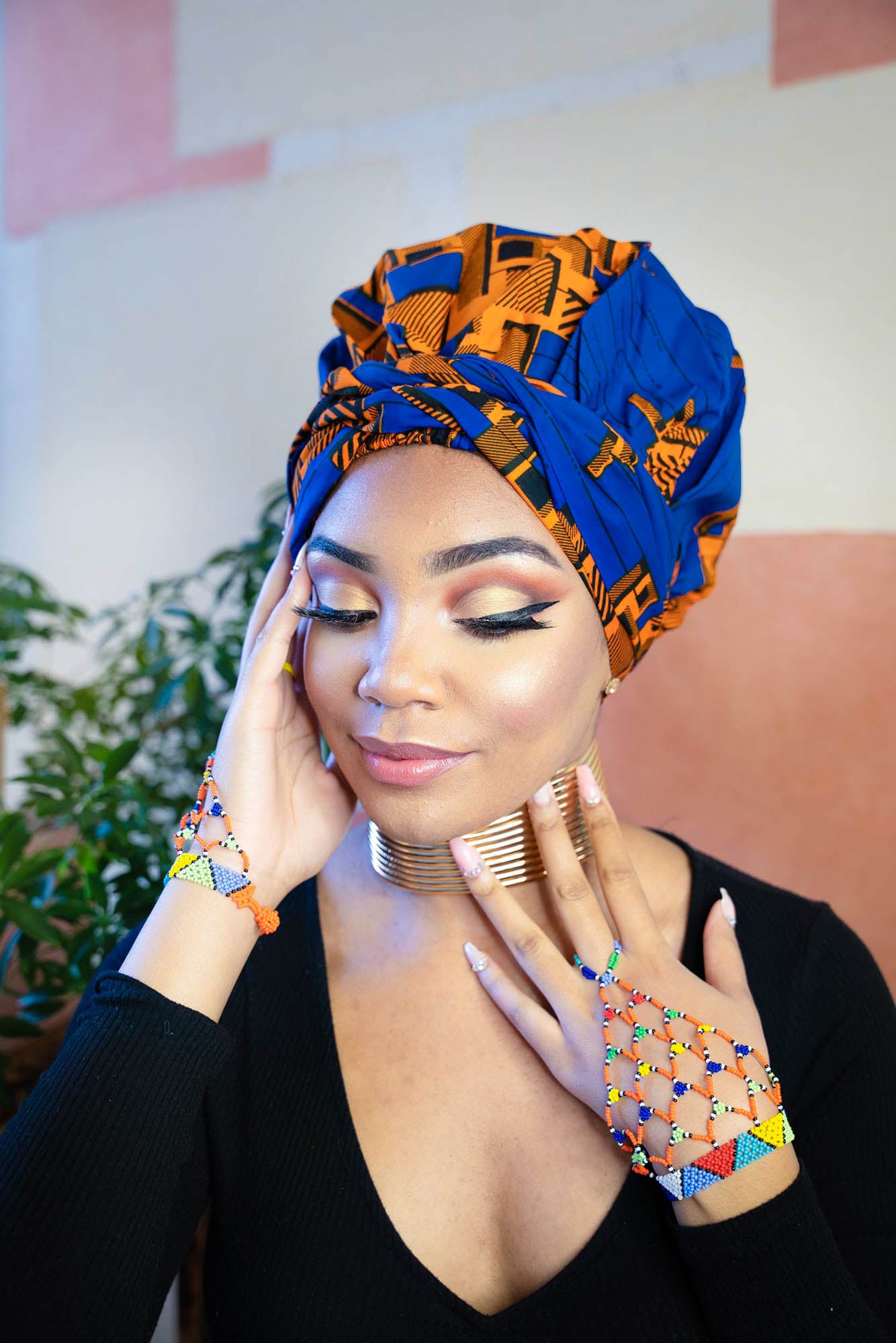 African Print Bonnets - kejeodesigns.com – KEJEO DESIGNS