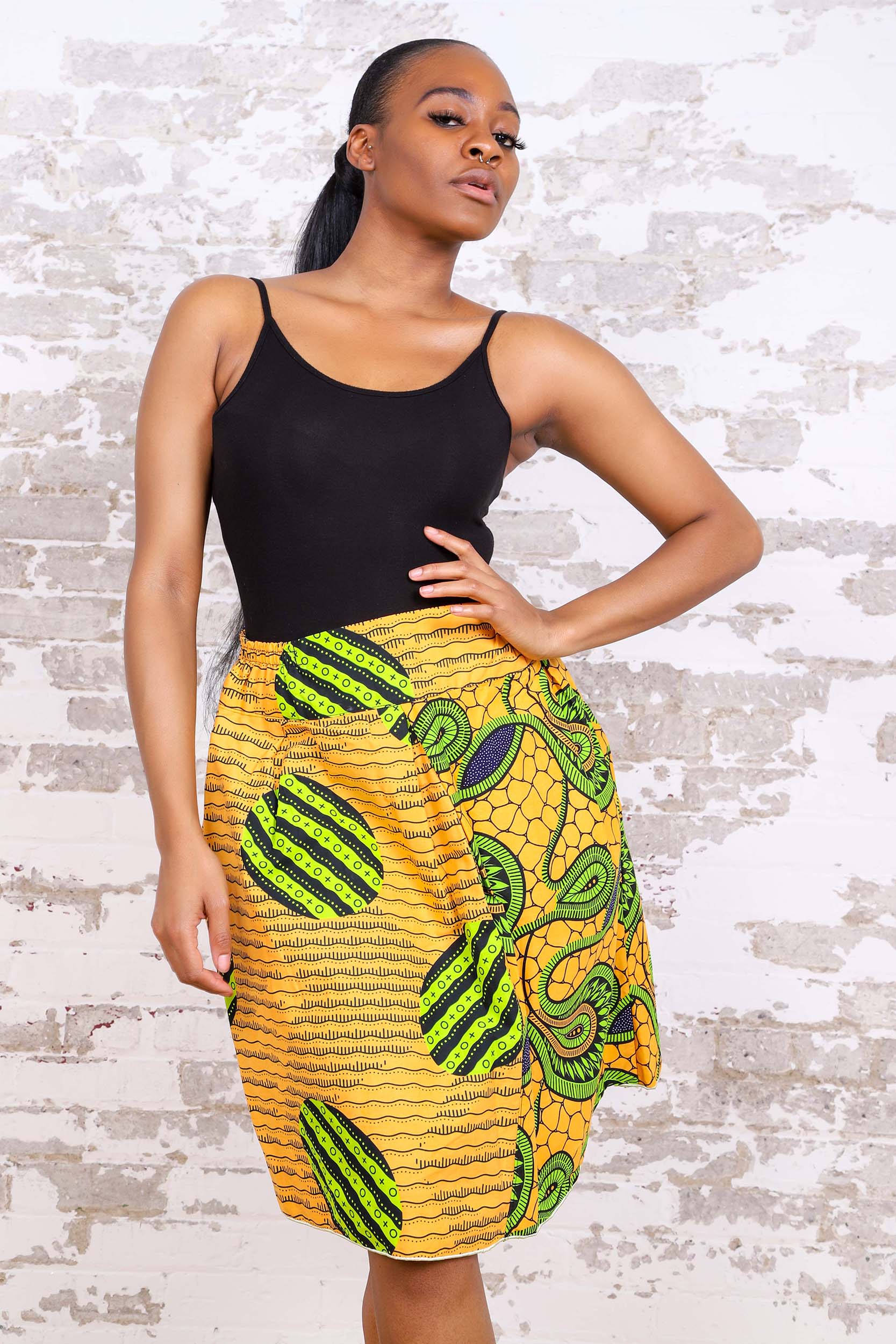 AFRICAN PRINT MINI SKIRTS - KEJEO DESIGNS