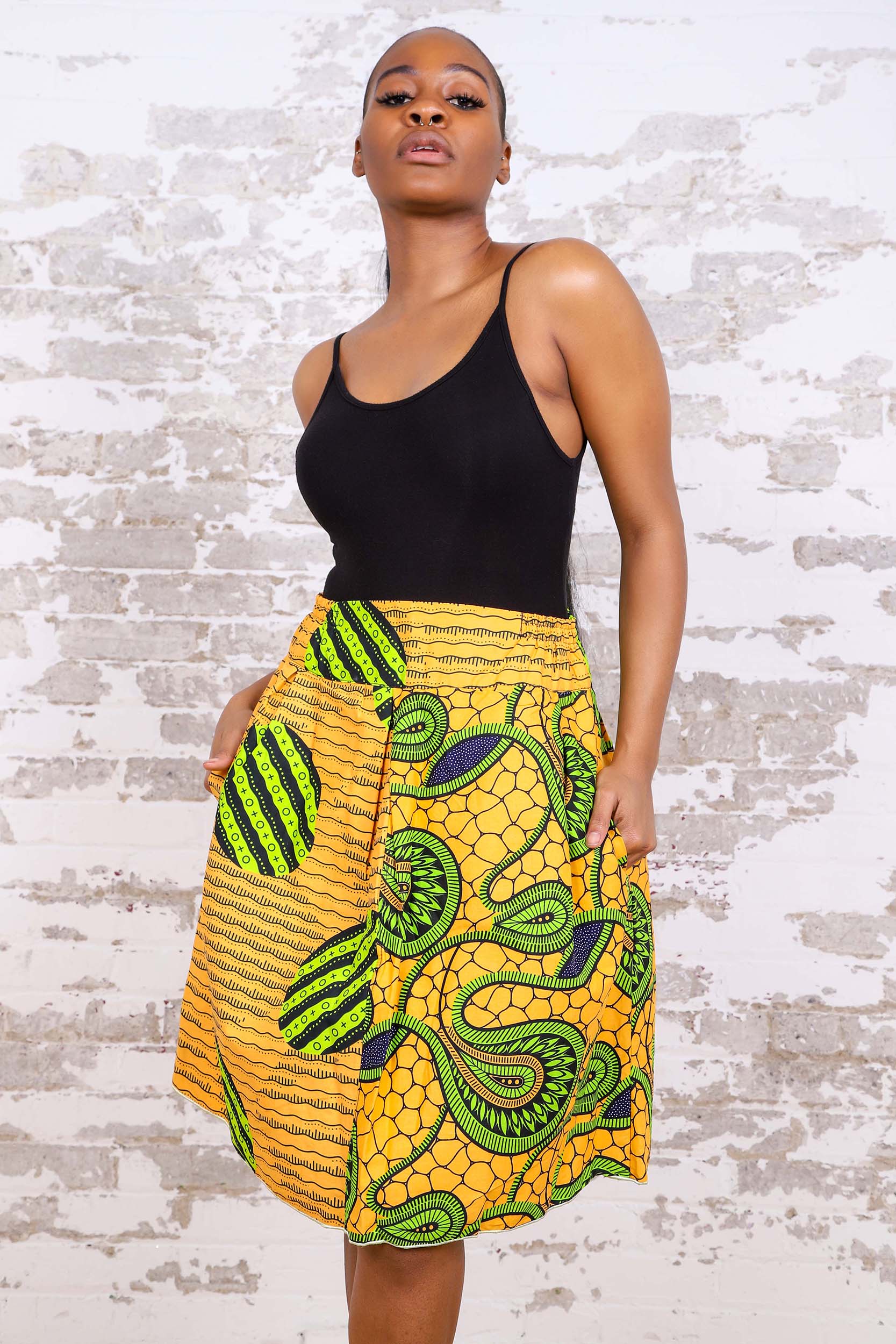 AFRICAN PRINT MINI SKIRTS - KEJEO DESIGNS