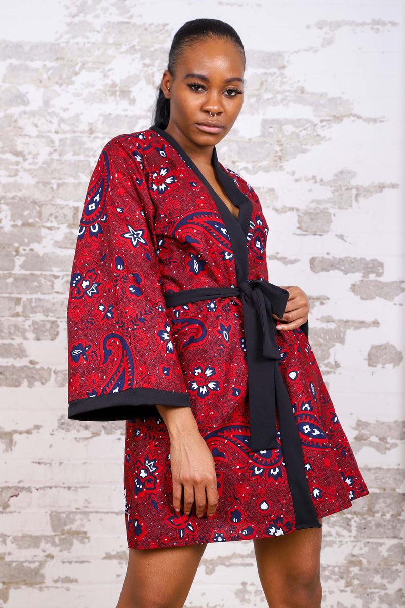AFRICAN PRINT KIMONO FOR LADIES - KEJEO DESIGNS