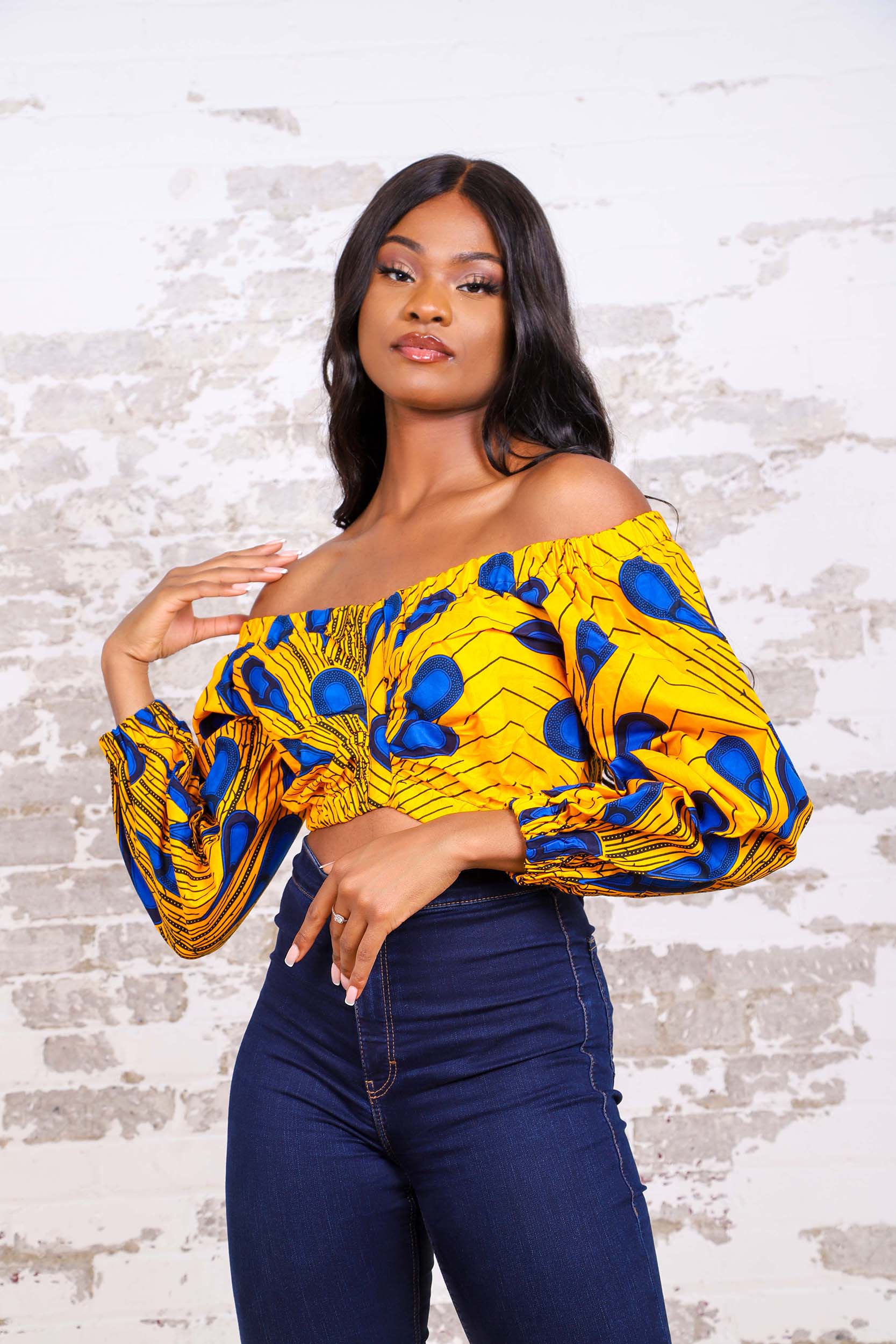AFRICAN PRINT CROP TOP- KEJEO DESIGNS